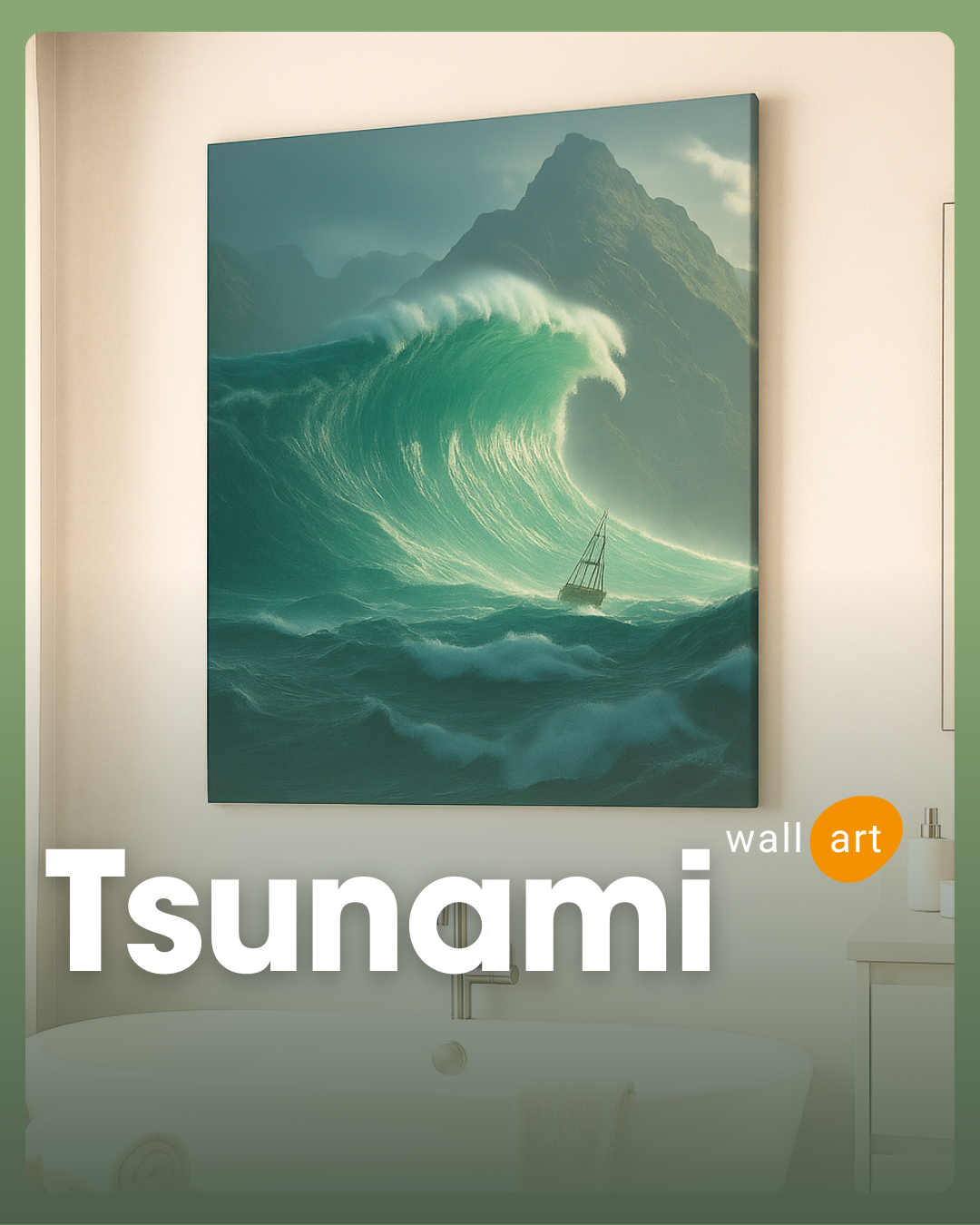 Shop Tsunami Wall Art – Dynamic Canvas Prints at Artesty - Artesty.com