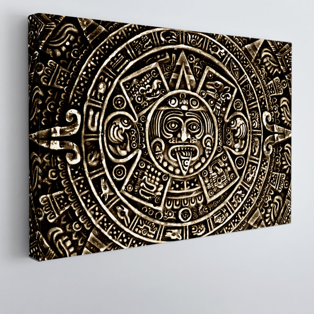 Ancient Mayan Sun Symbol Ancient Mayan Sun Symbol