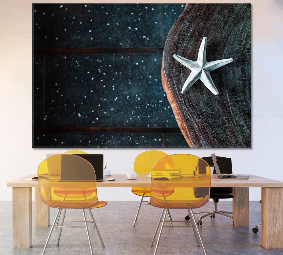 STARFISH Sea Life Nature Shapes and Forms Star Tropical Wooden Abstrac ...
