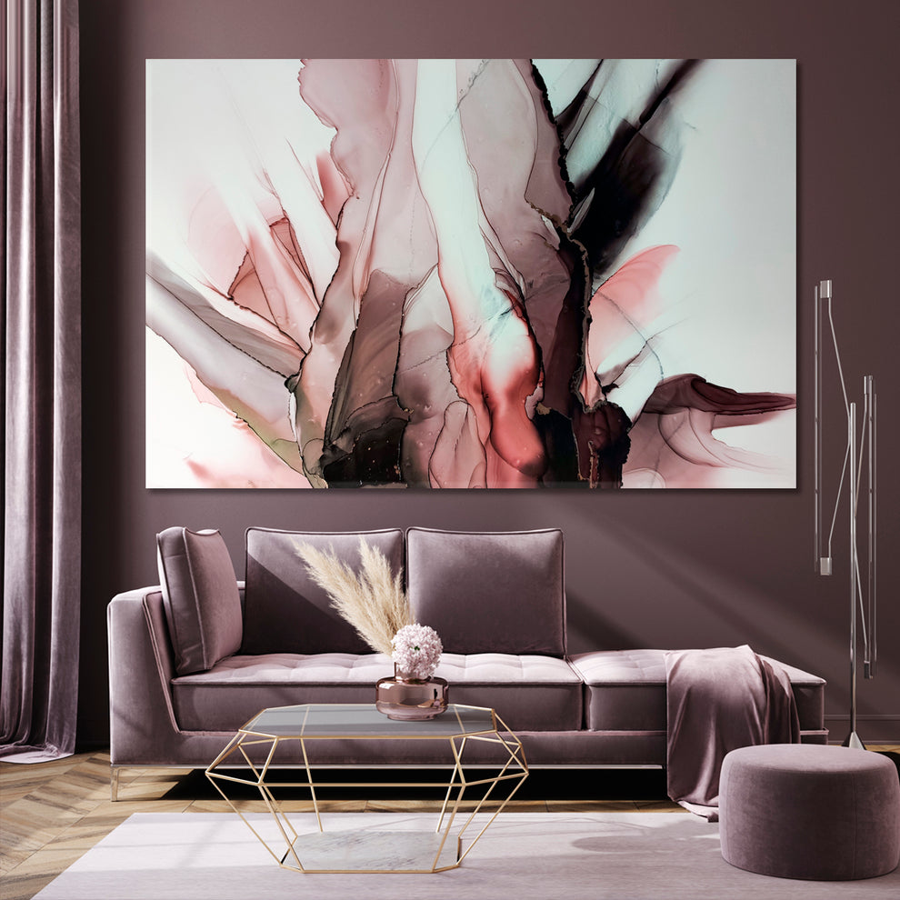 SILK FLAPS Burgundy Wine Splashes Ink Colors Sophisticated Pattern ...