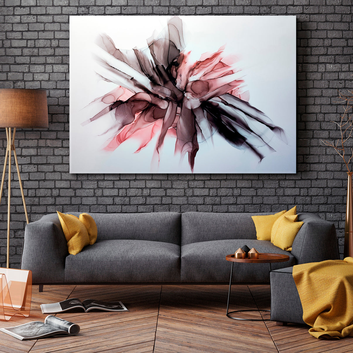 EXPRESSIVE Brave Ground Hot Chile Alcohol Ink Abstract Fluid Marble Sp ...