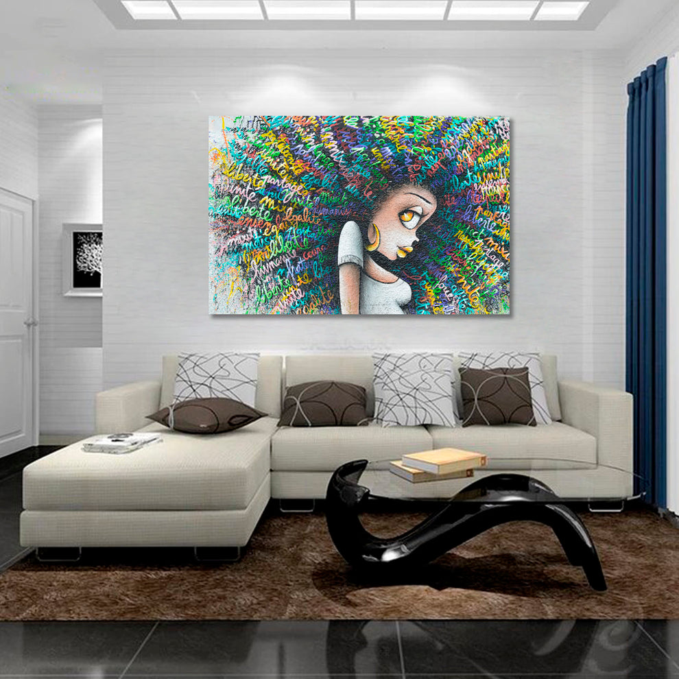 Vinie Graffiti Paris France Vinnie Street Art Canvas Print - Artesty.com