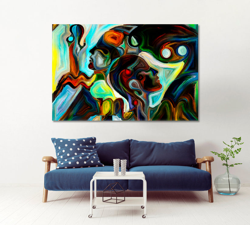 Human Symbols and Color Patterns - Artesty.com