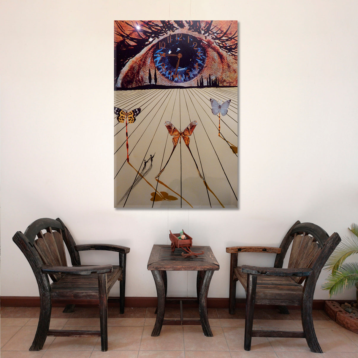 THE EYE OF SURREALIST TIME Salvador Dali Surrealism Style - Artesty.com