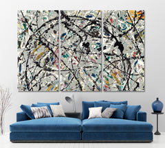 MODERN DRIP ART Jackson Pollock Motives Famous Splatter Artwork Print ...