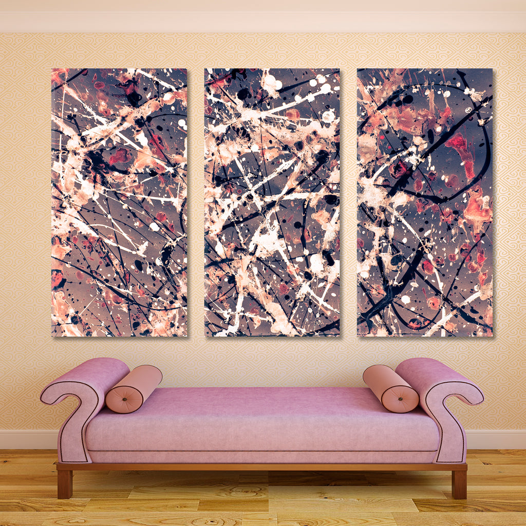 Style of Jackson Pollock Drip Art Abstract Expressionism Pattern ...