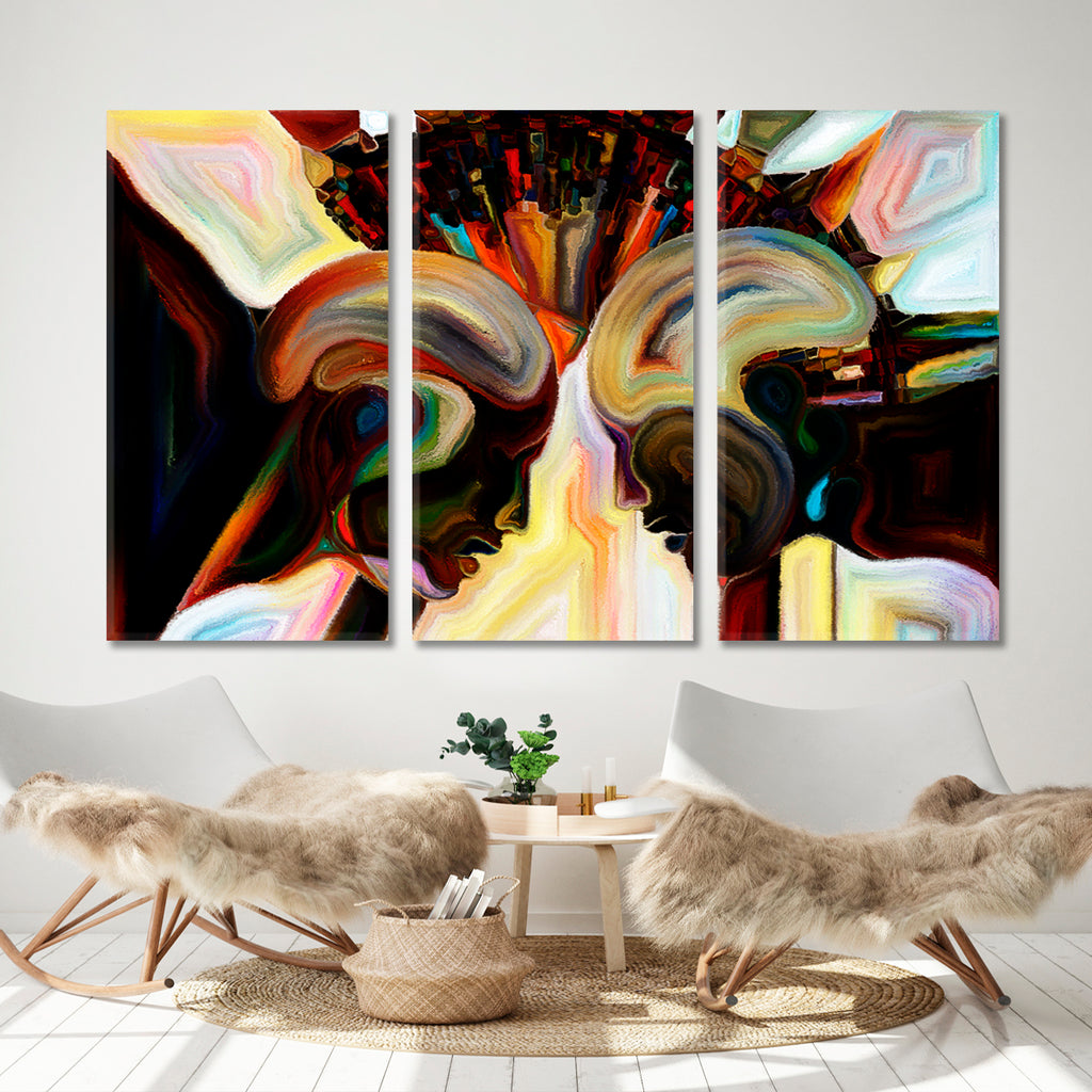 Contemporary Amazing Abstract Forms Design Canvas Print – Artesty.com