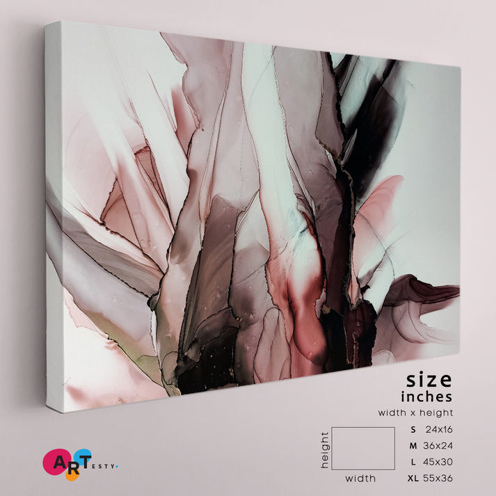 SILK FLAPS Burgundy Wine Splashes Ink Colors Sophisticated Pattern ...