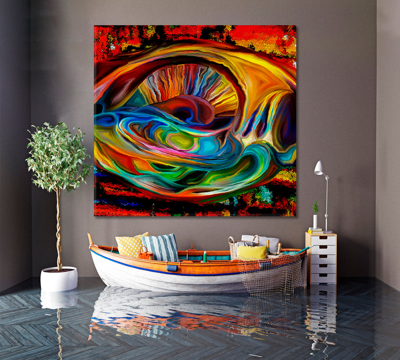 SHELL Abstract Art Forms and Nature Modern Wall Art - Artesty.com