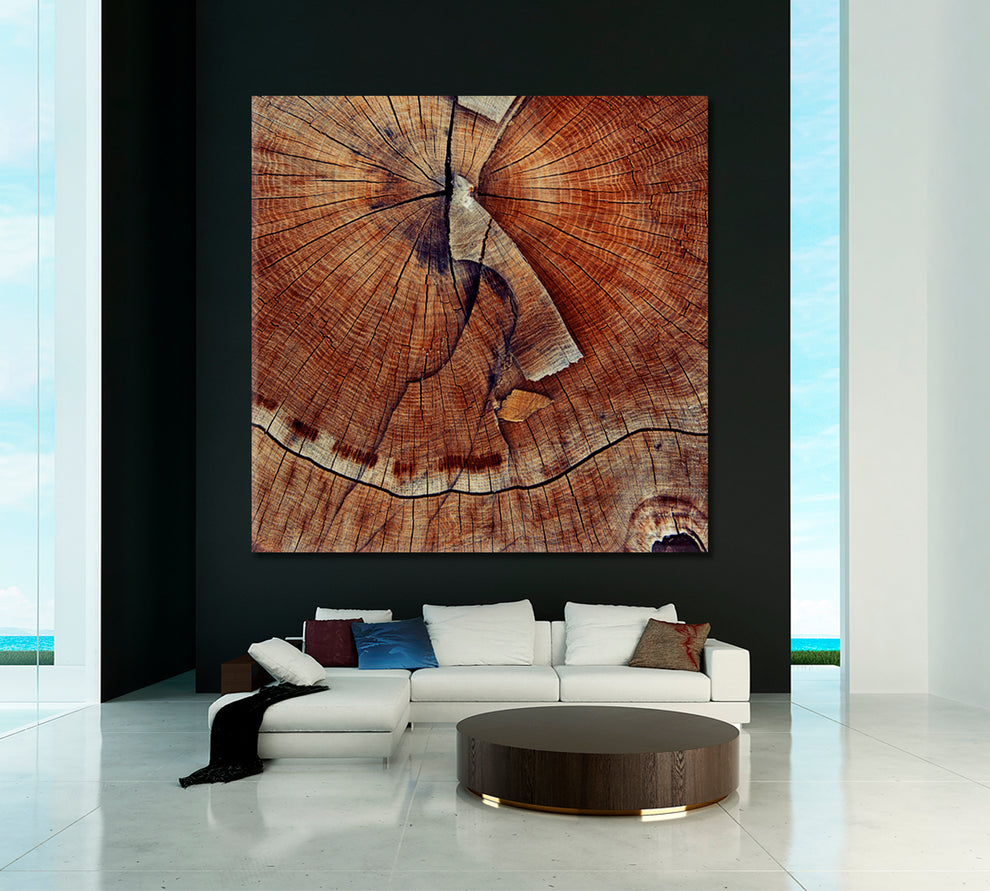 ABSTRACT WOOD Poster Canvas Print Modern Trendy Wall Art - Artesty.com