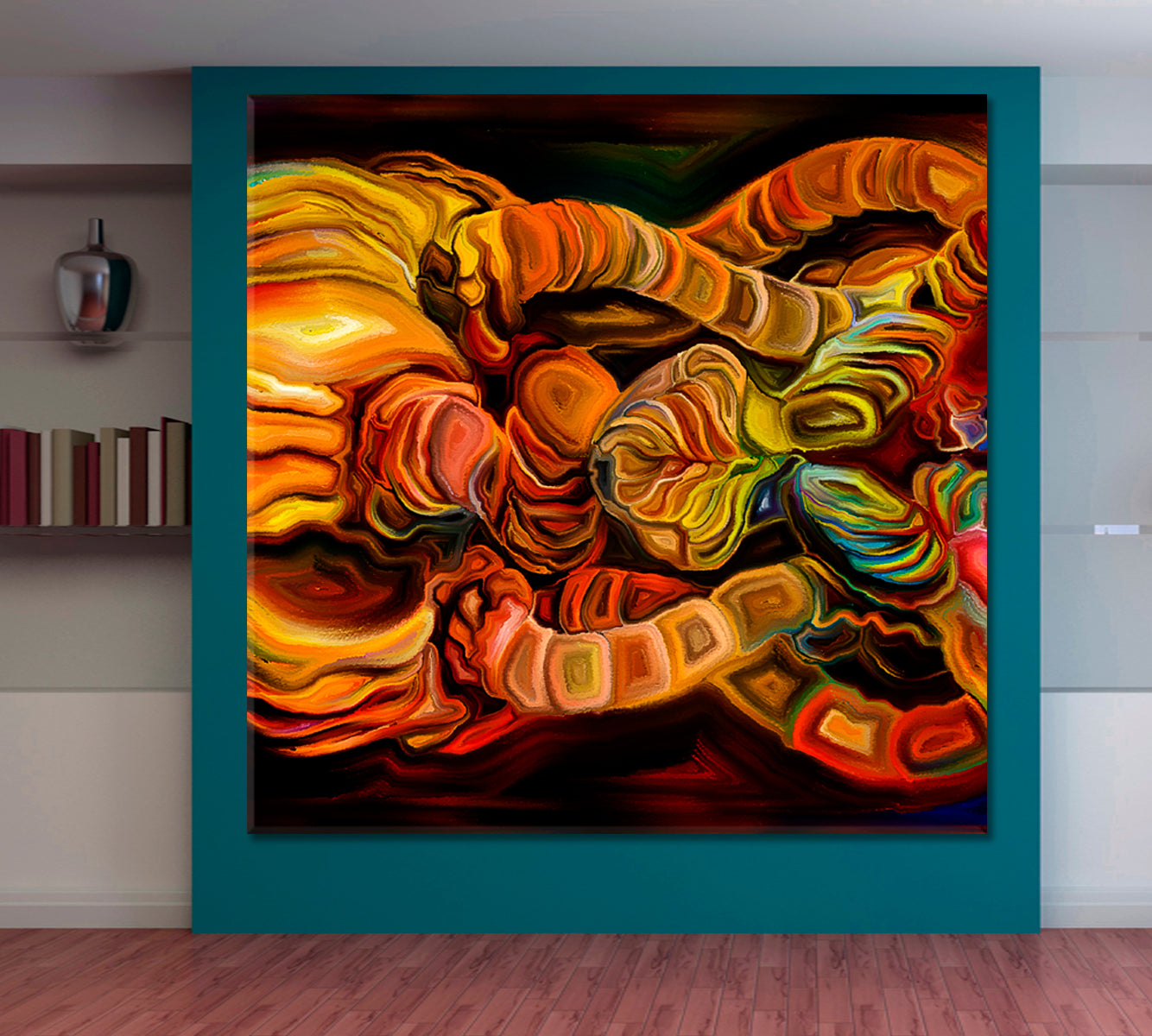 LIFE INSIDE Abstract Forms Beautiful Surreal Artwork Canvas Print ...