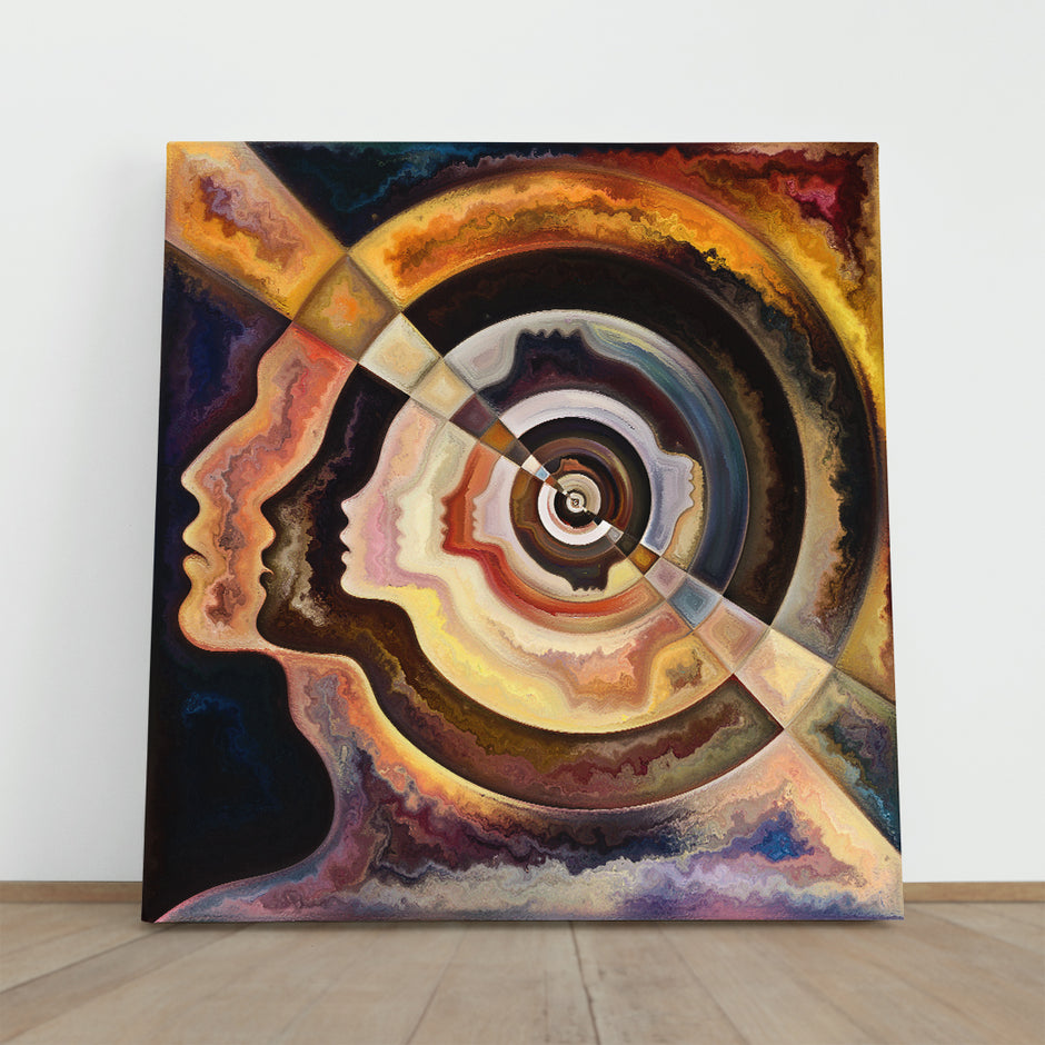 Consciousness Art Canvas Print, Extra Large Wall Art For Home & Office ...